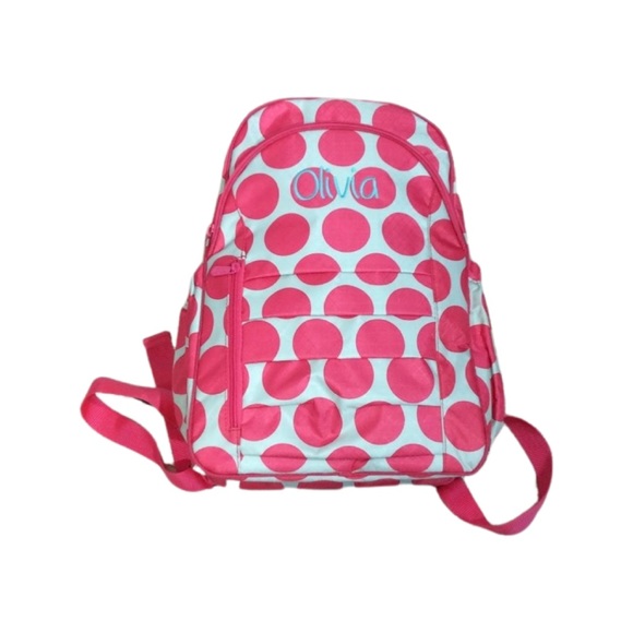 thirty-one | Accessories | Thirty One Pink Light Gray Polka Dot ...